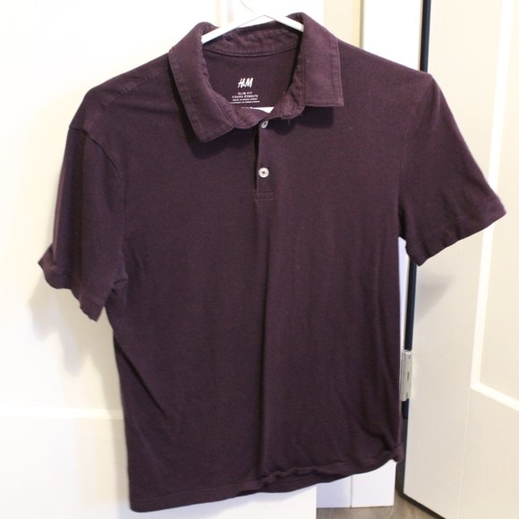 H&M | Shirts | Hm Slim Fit Polo | Poshmark